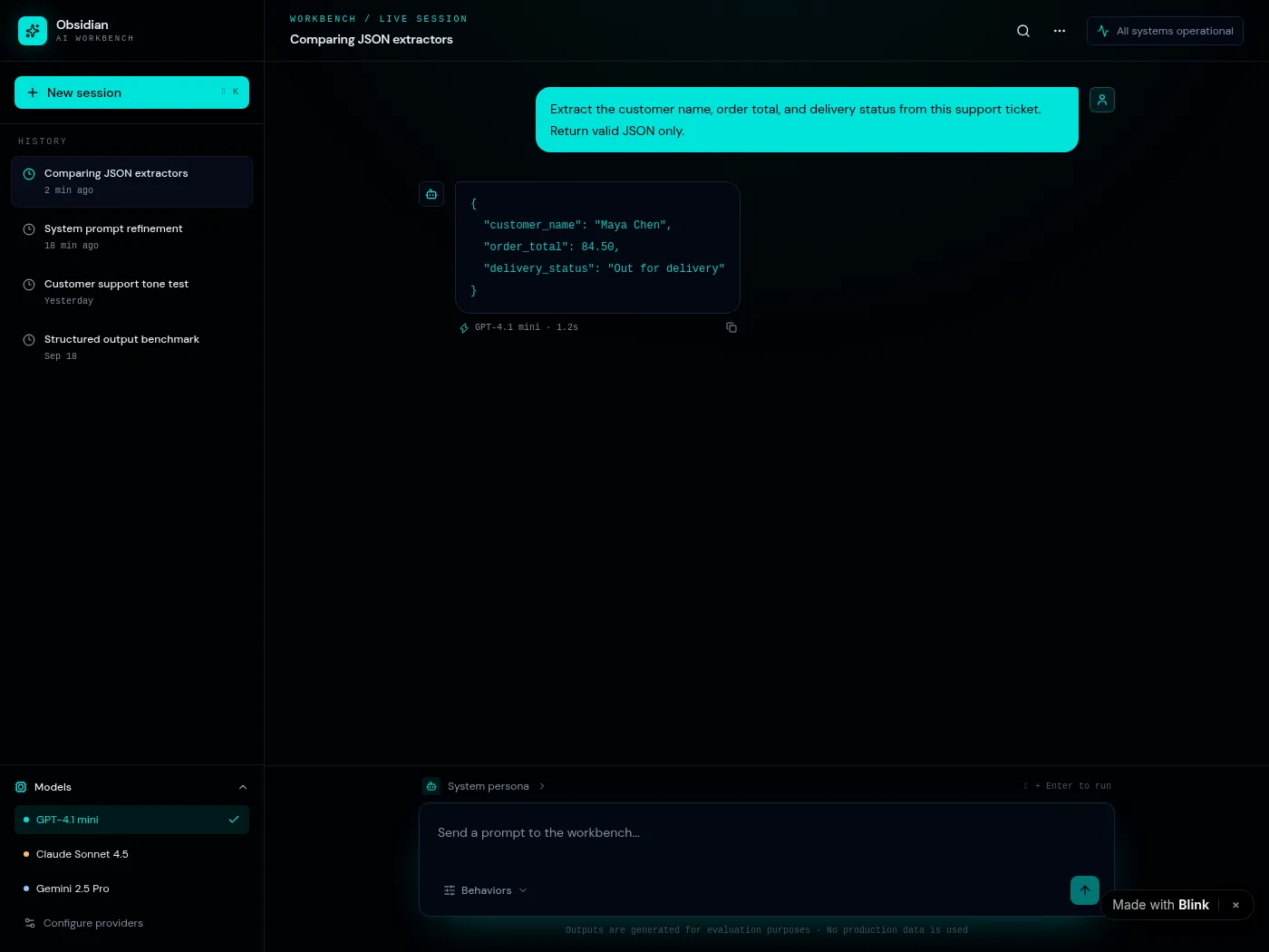 Obsidian AI Workbench