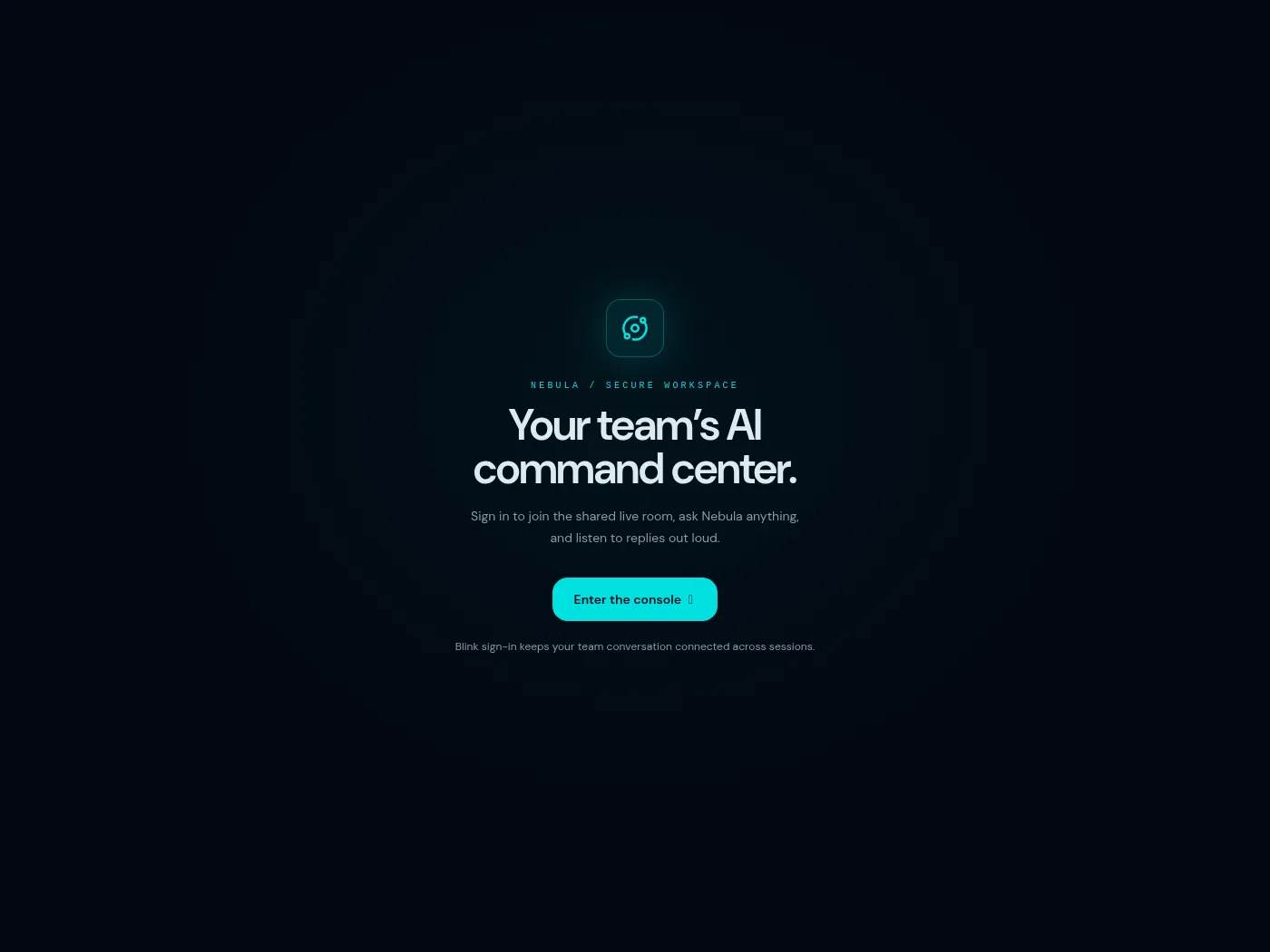Nebula AI Chat Console