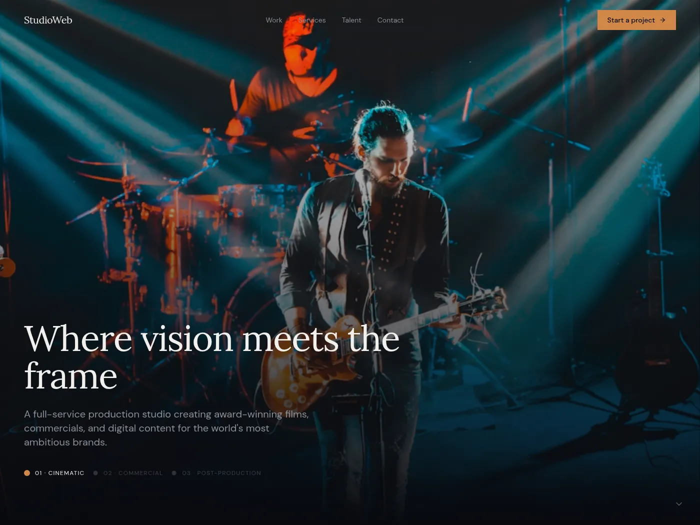 StudioWeb Agency Site