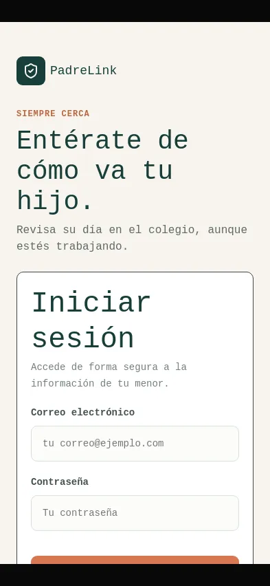 PadreLink Escolar