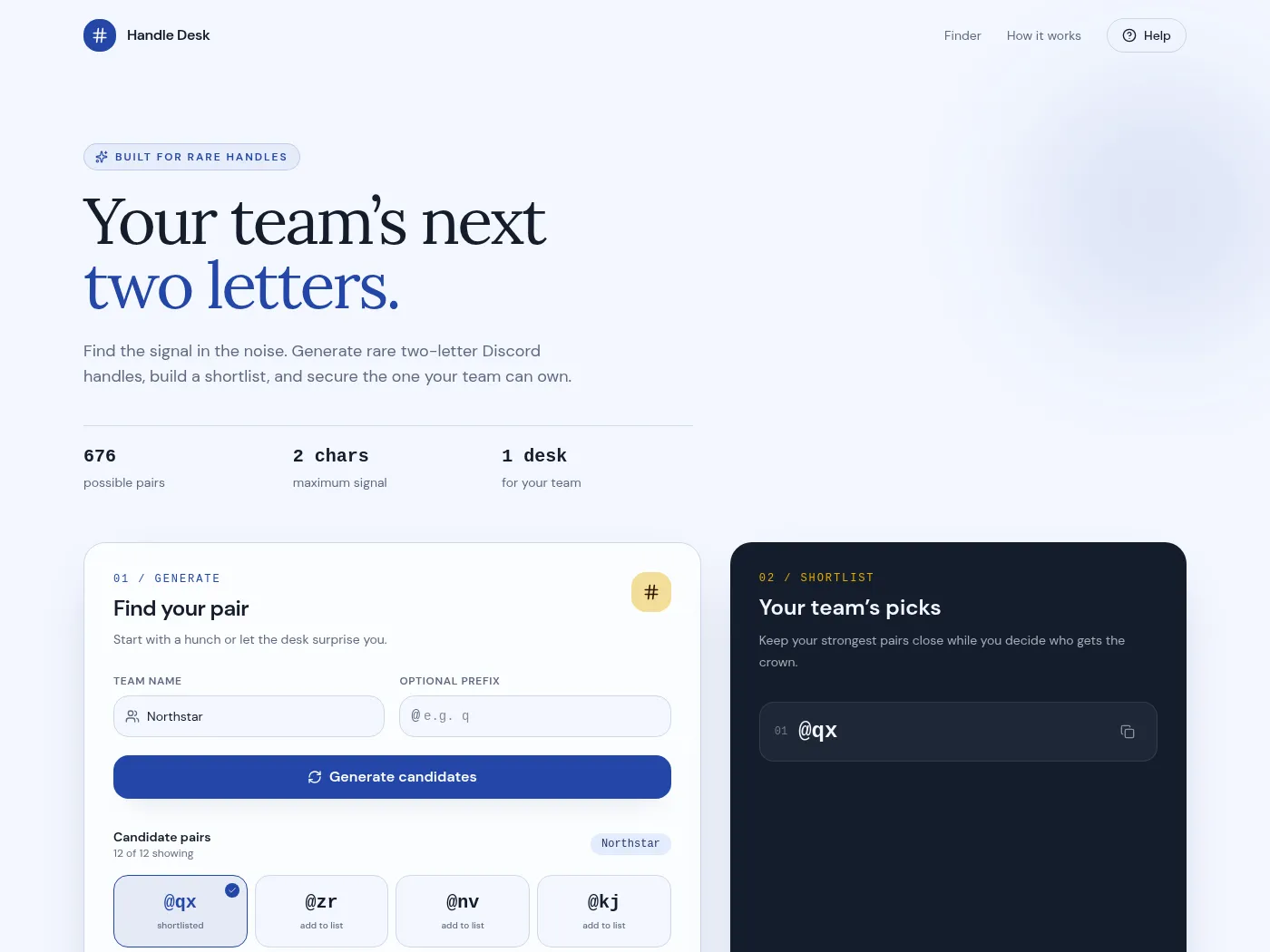 Discord Handle Finder