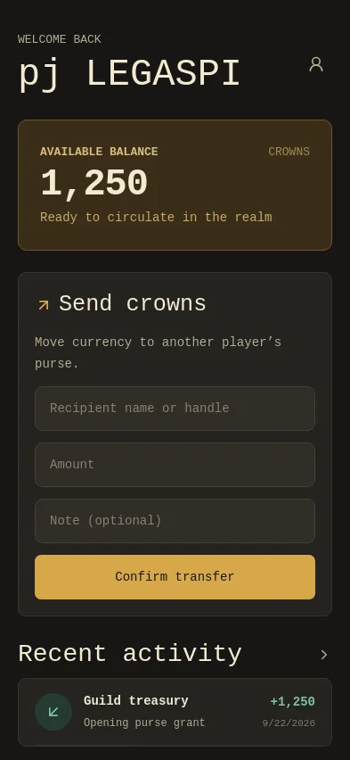 LARP Wallet App