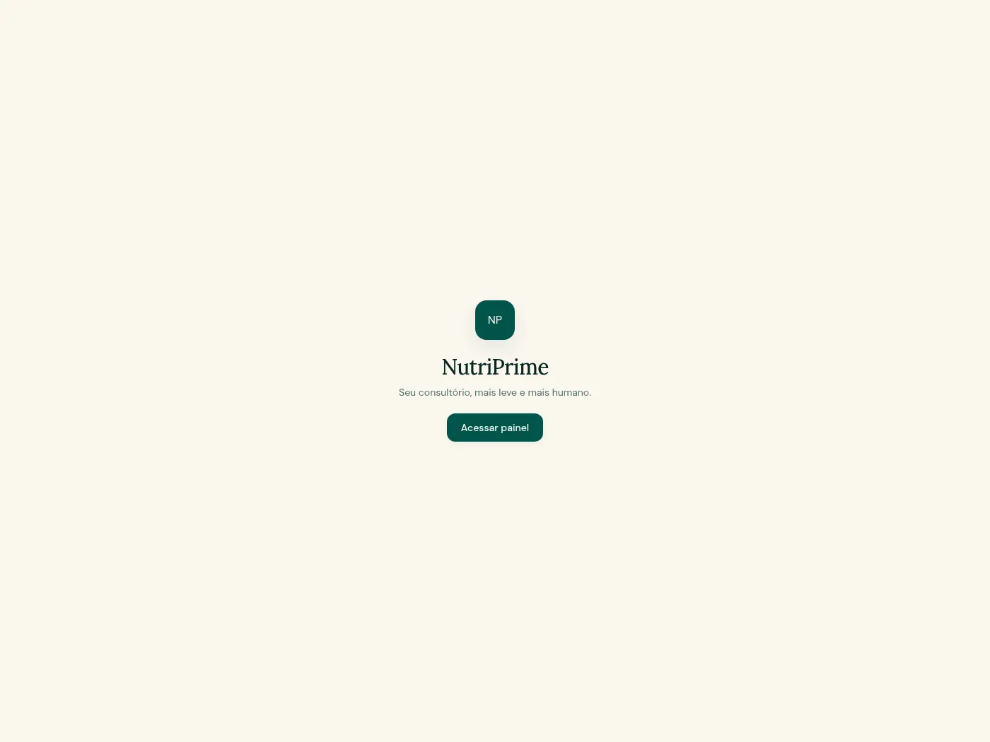 NutriPrime Dashboard