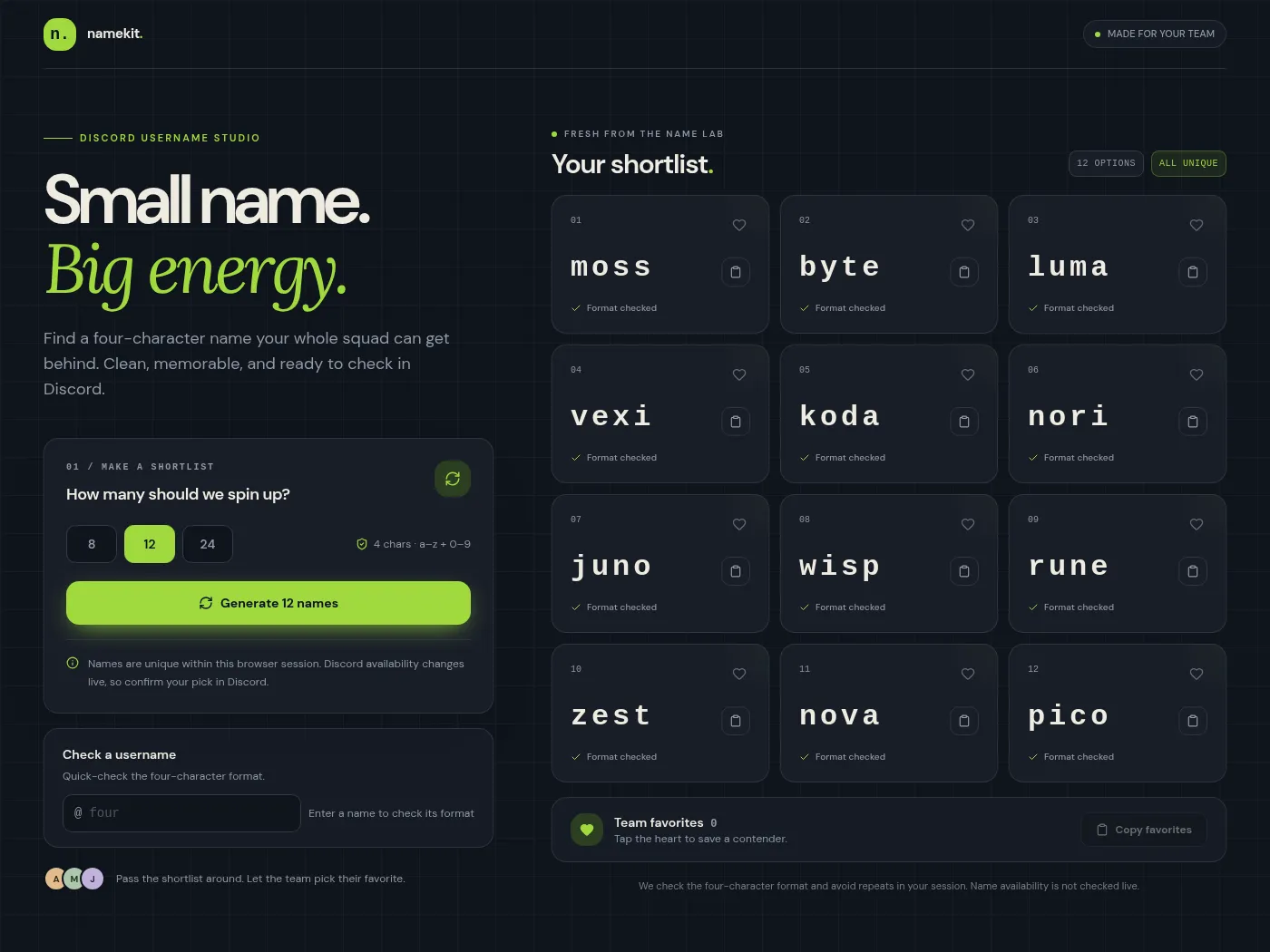 Discord Name Genie