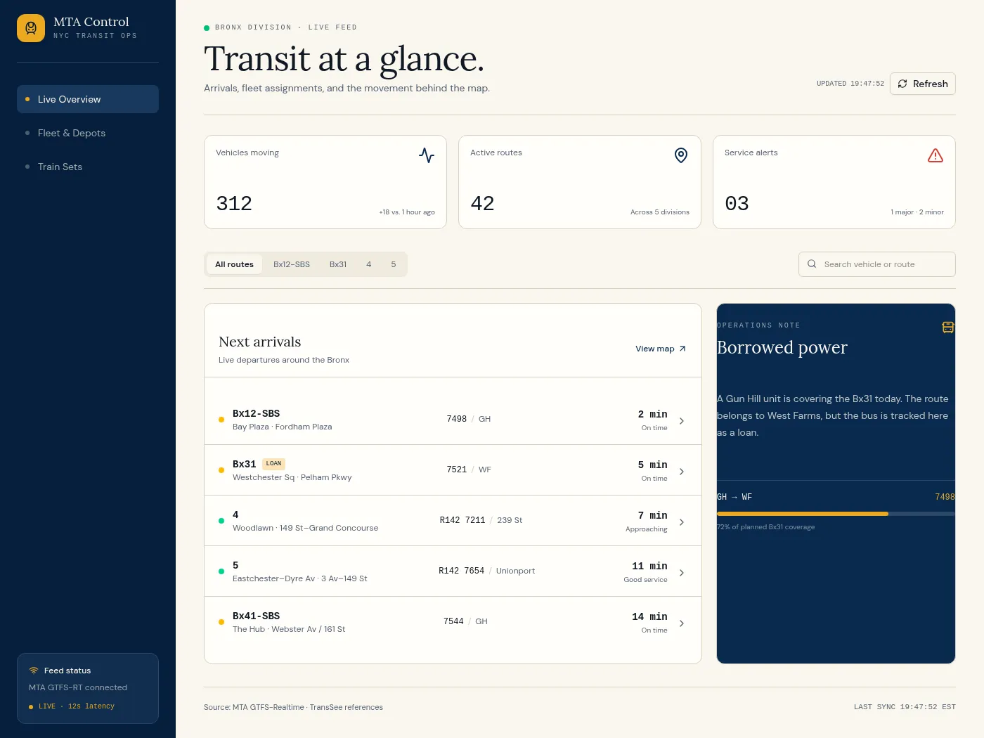 NYC Transit Tracker
