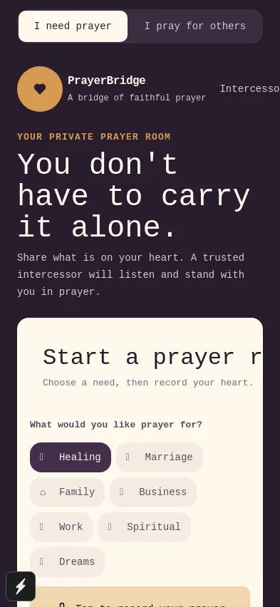PrayerBridge App