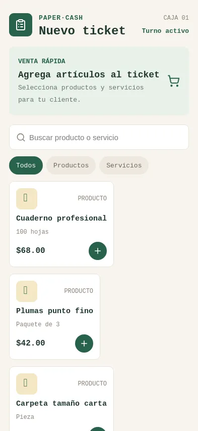 PaperCash Point App