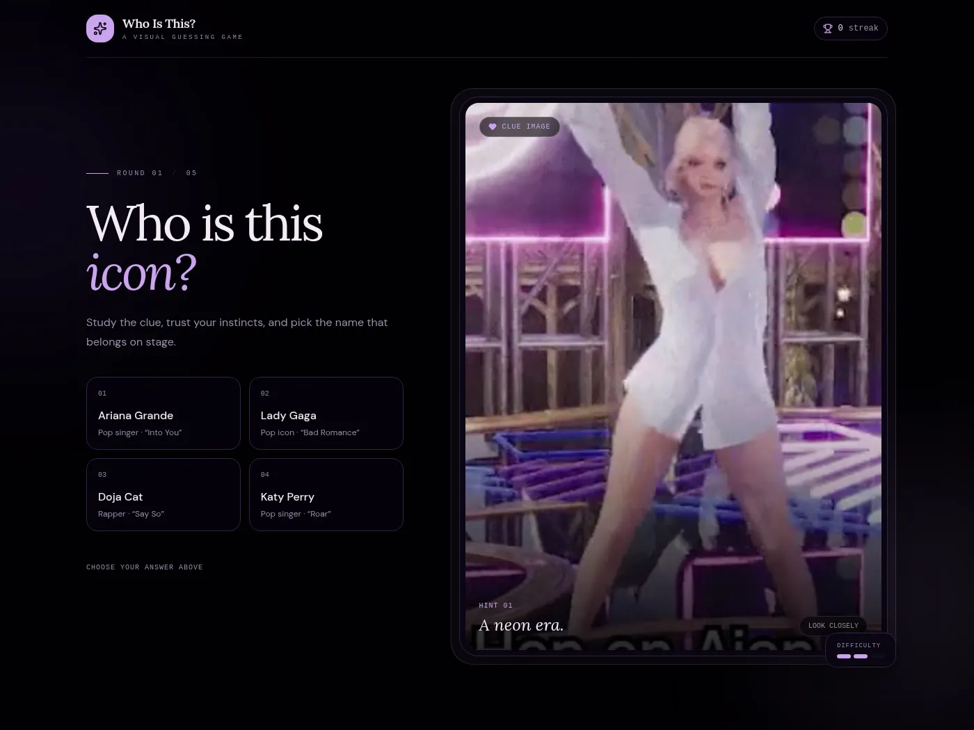 Who Is This Game?