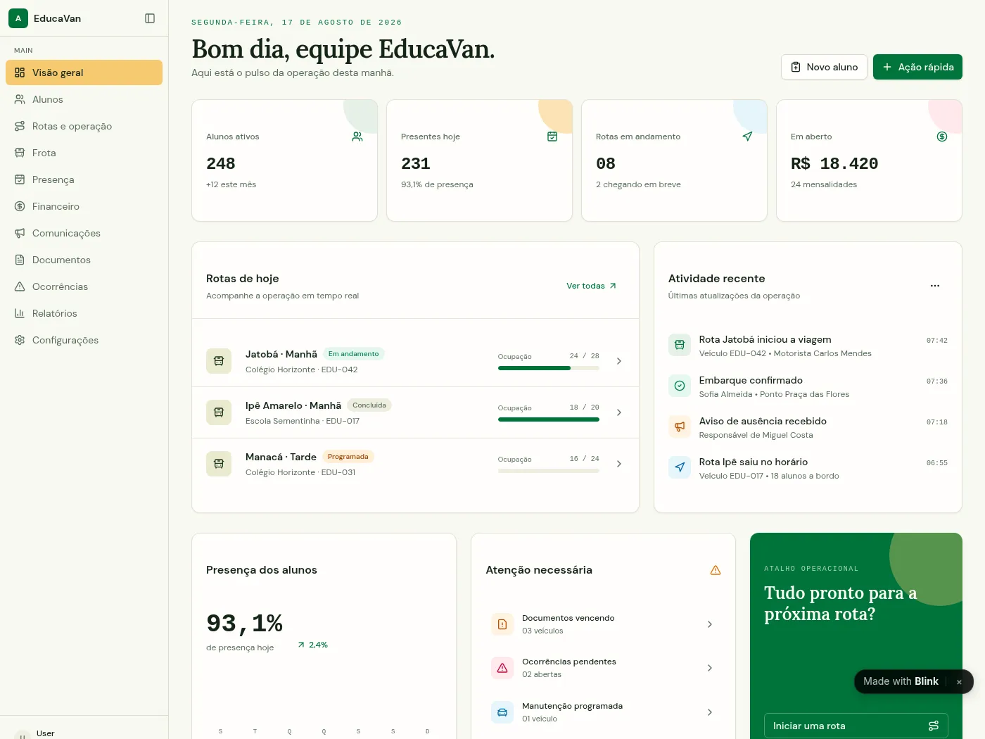 EducaVan Gestão Escolar