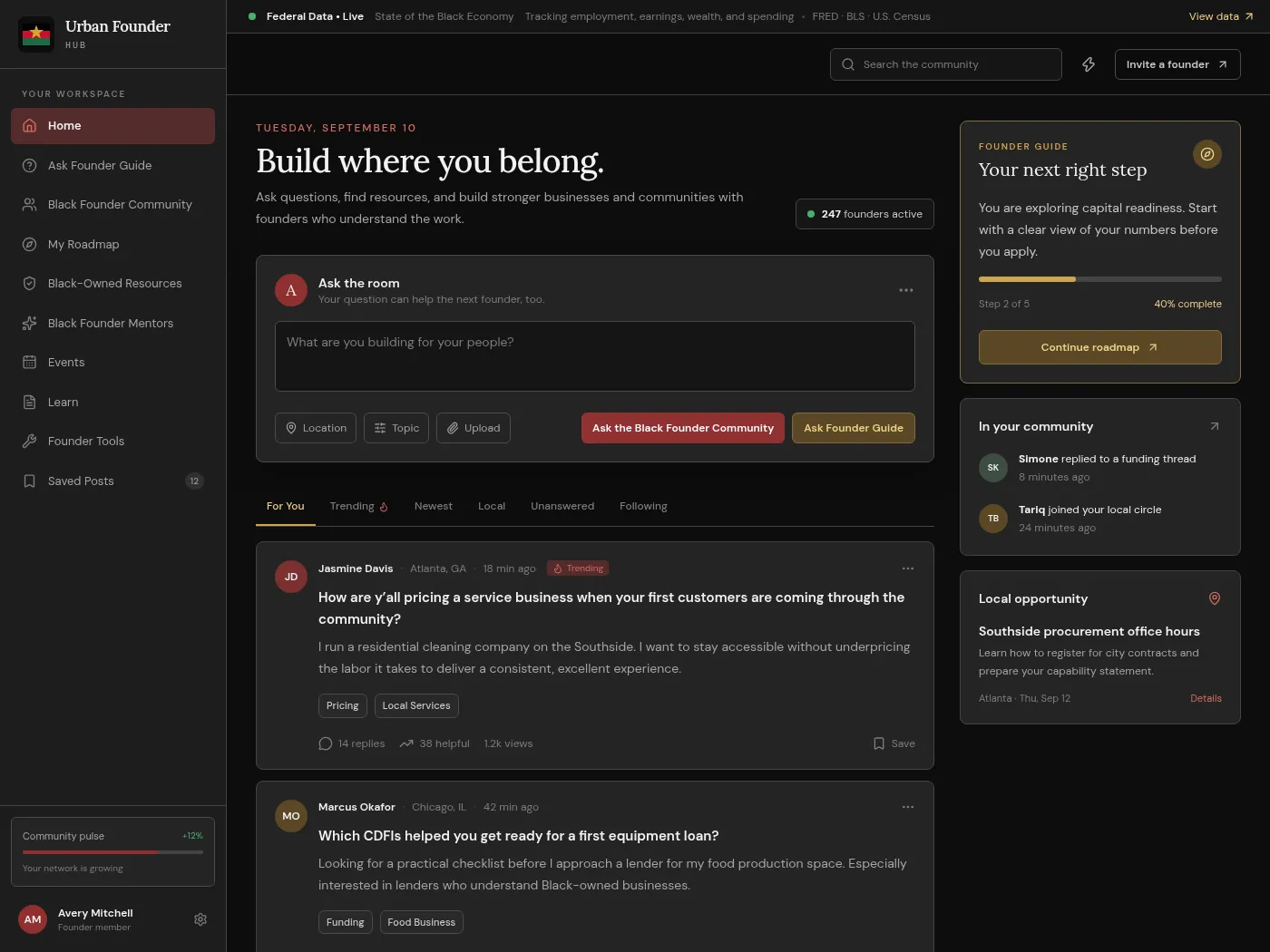 Urban Founder Hub