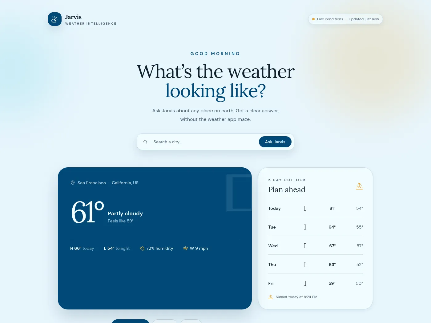 Jarvis Weather Bot