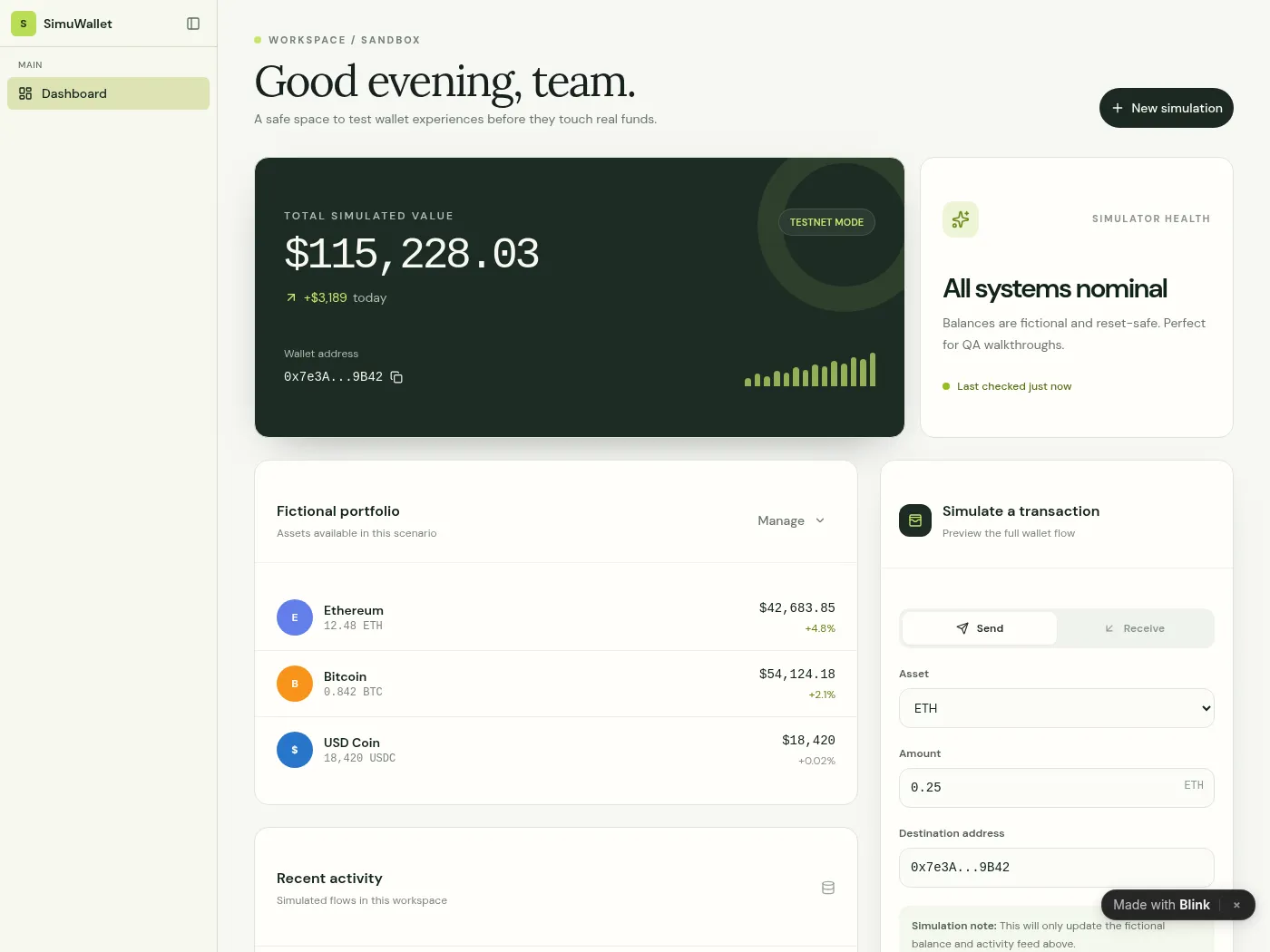 SimuWallet