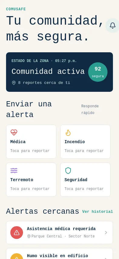 ComuSafe Alert App