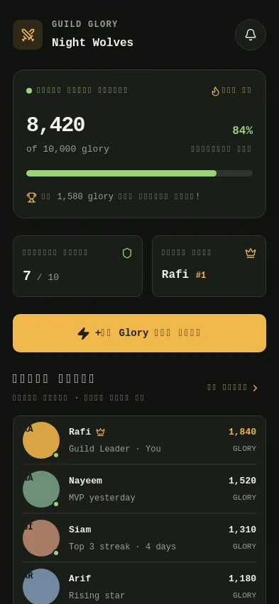 Guild Glory Bot