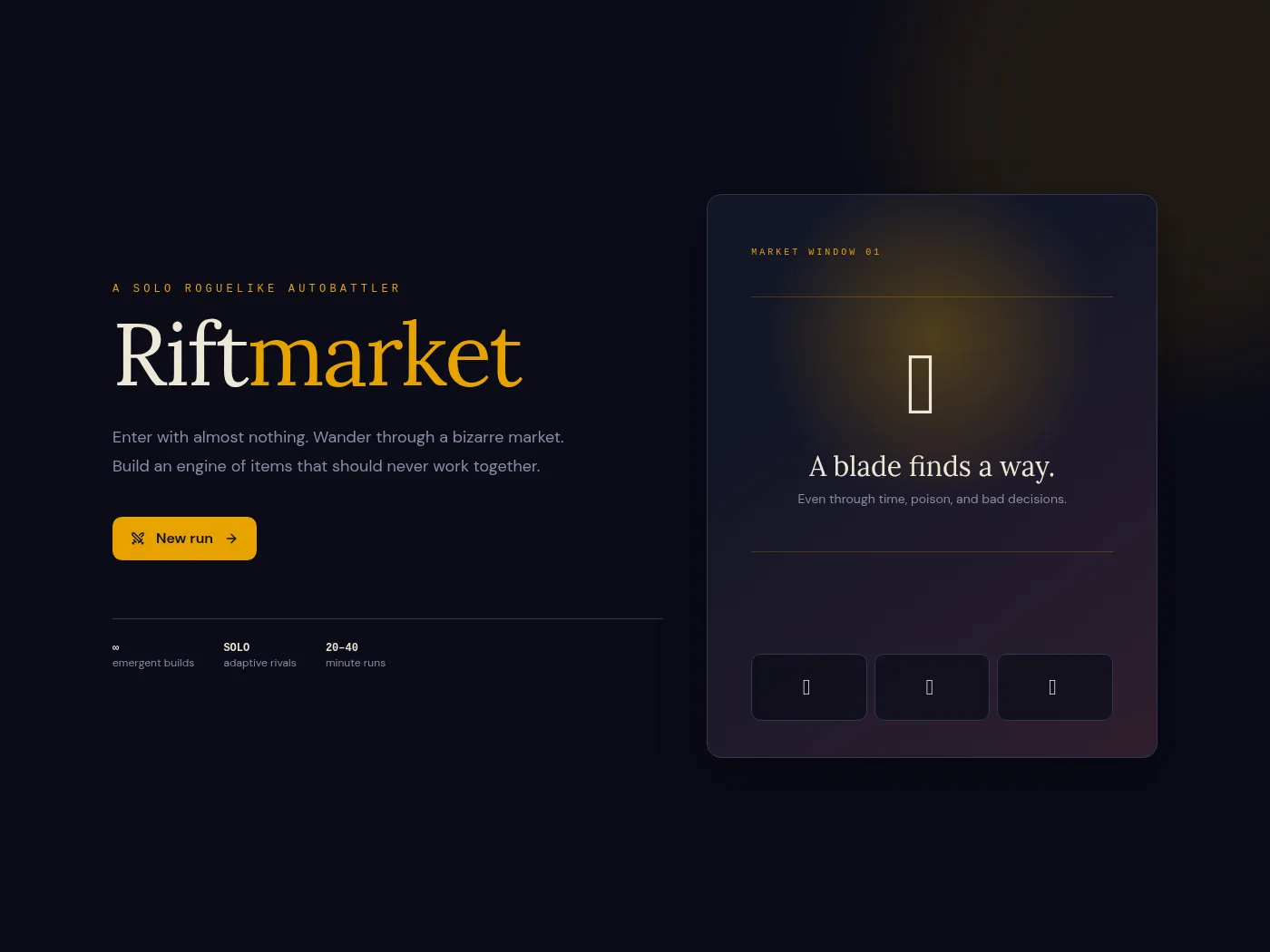 Riftmarket: Roguelike Autobattler