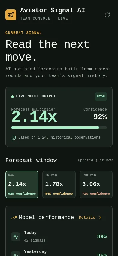 Aviator Signal AI