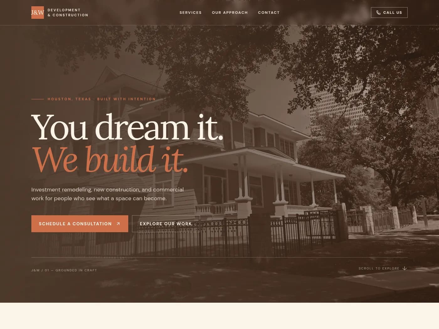 J&W Construction Web