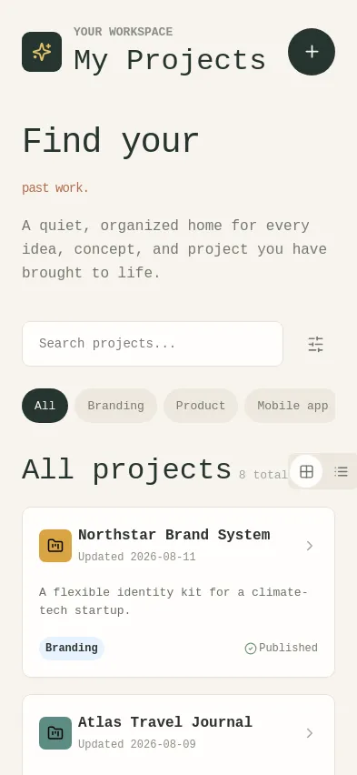 My Projects Finder