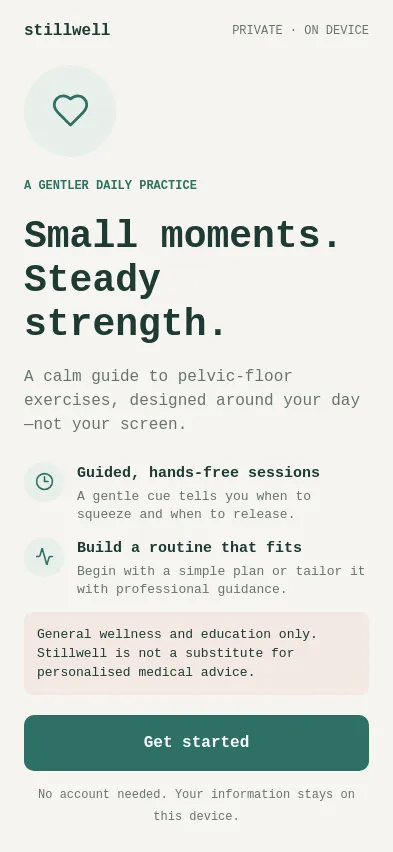 PelvicCoach Mobile