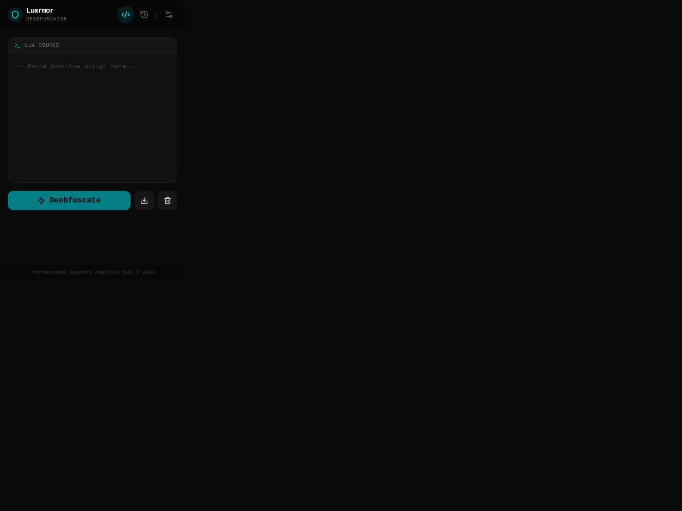 Luarmor Script Deobfuscator