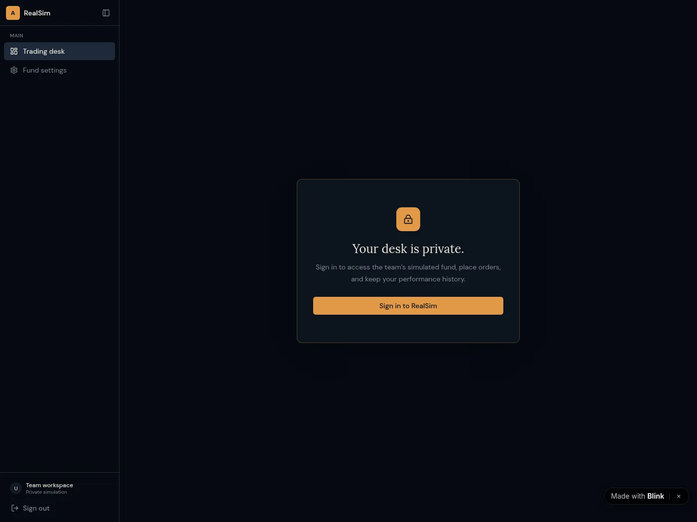 RealSim Trading Simulator