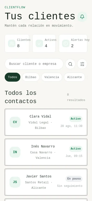 Client CRM Mobile