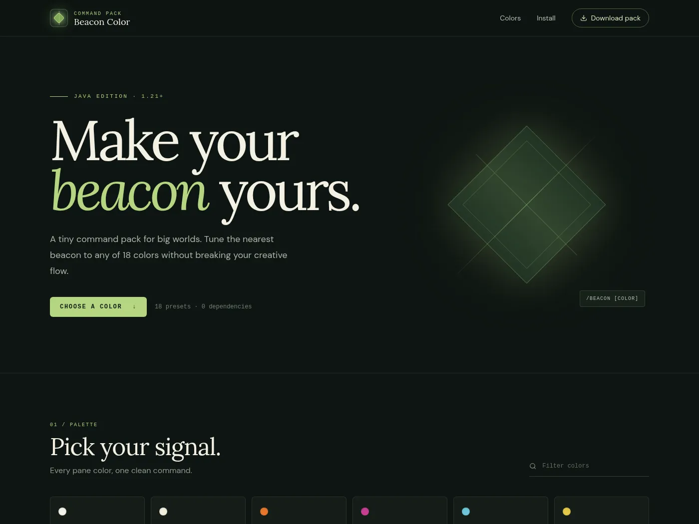 Beacon Color Command Pack