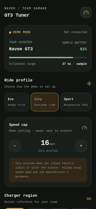 Navee GT3 Tuner