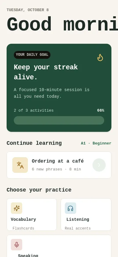 LanguageHub Mobile