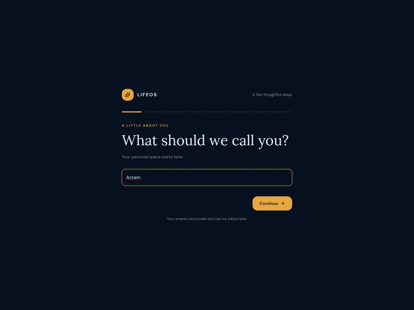 LIFEOS AI Life Coach
