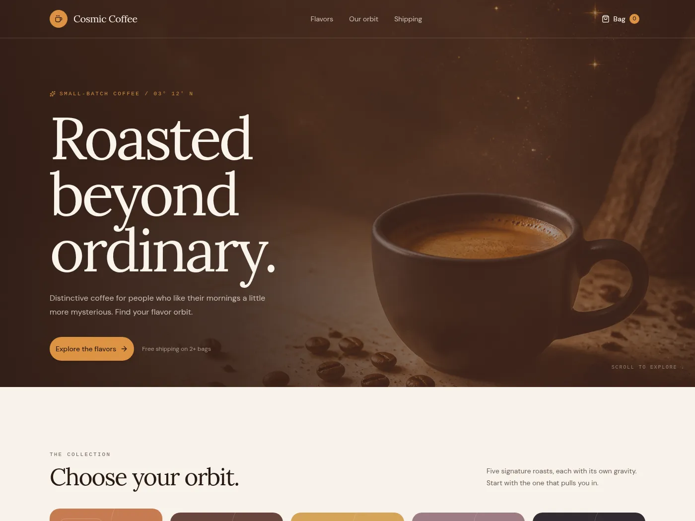 Cosmic Coffee Shop