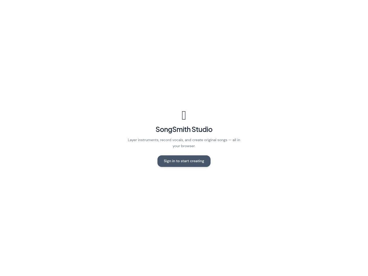 SongSmith Studio
