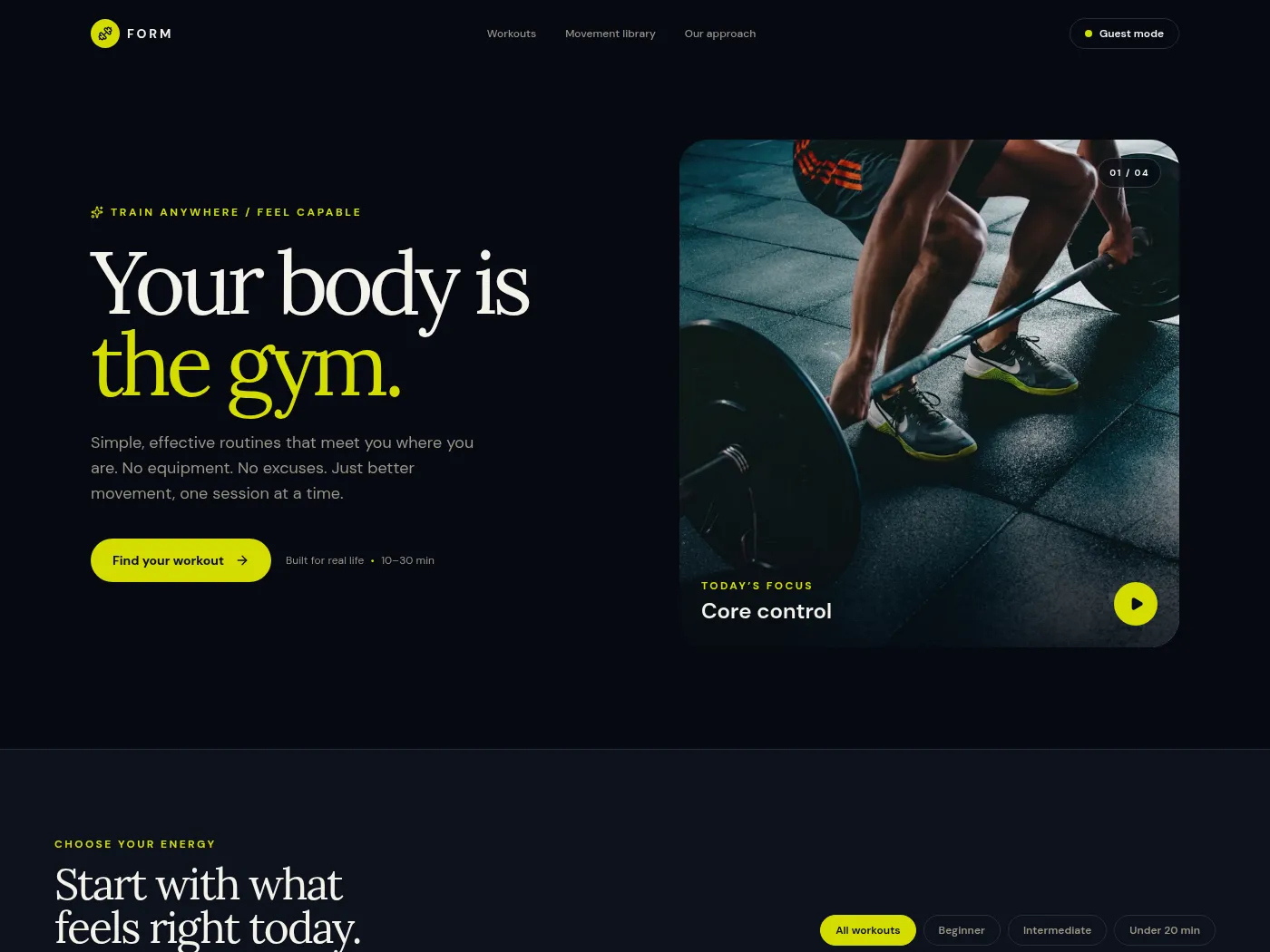 Bodyweight Gym Workouts