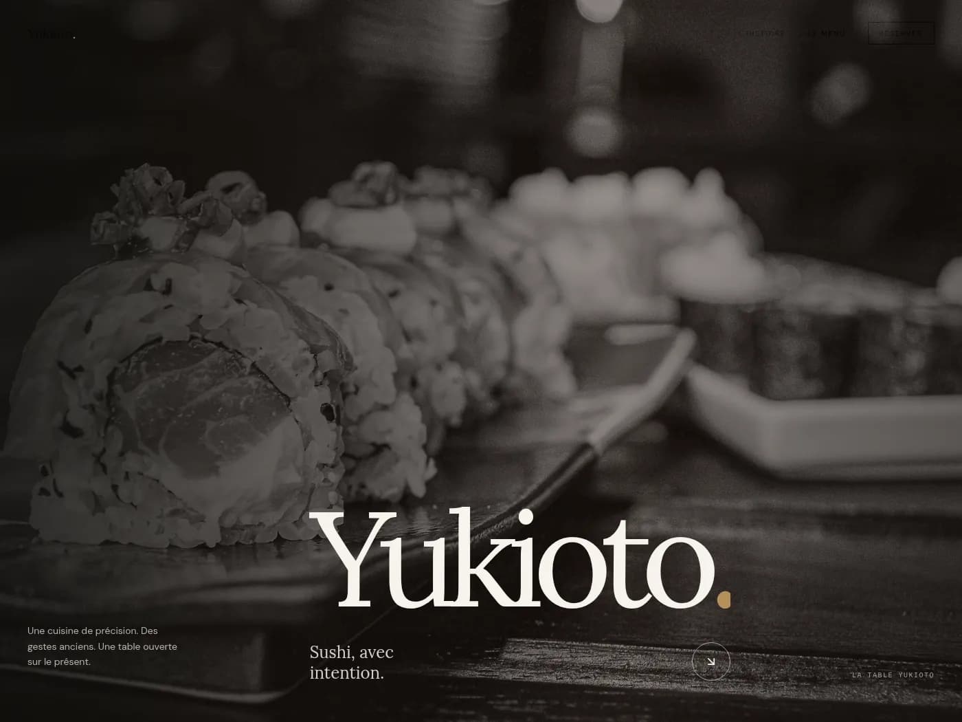 Yukioto Editorial Landing