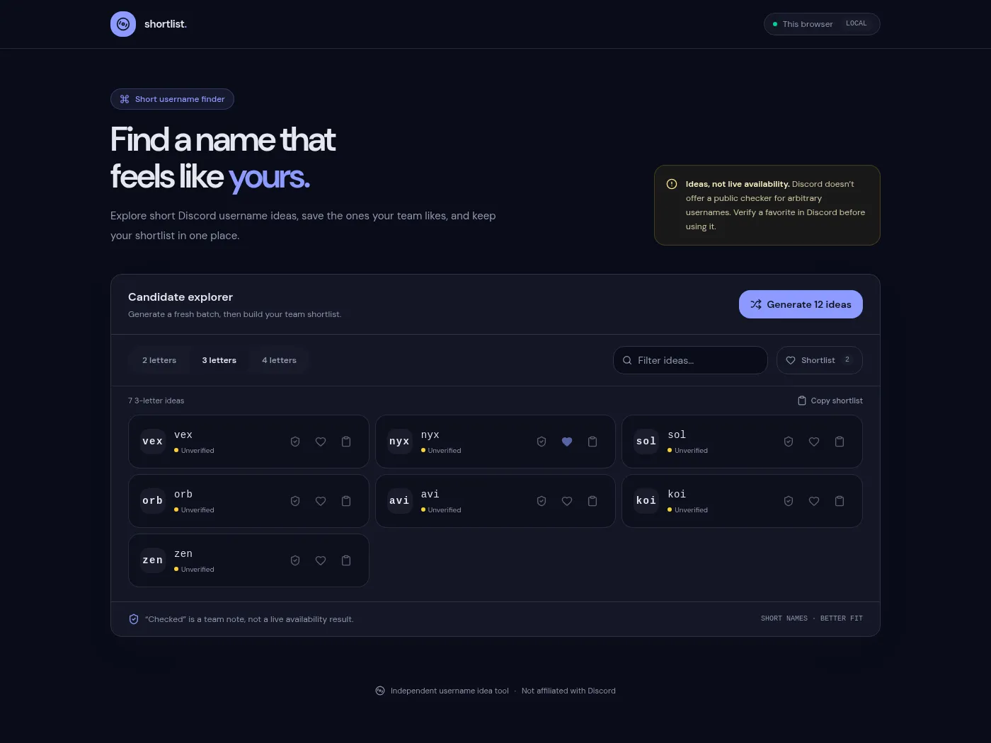 Discord Username Checker
