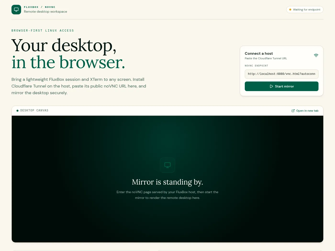 FluxBox Web Mirror