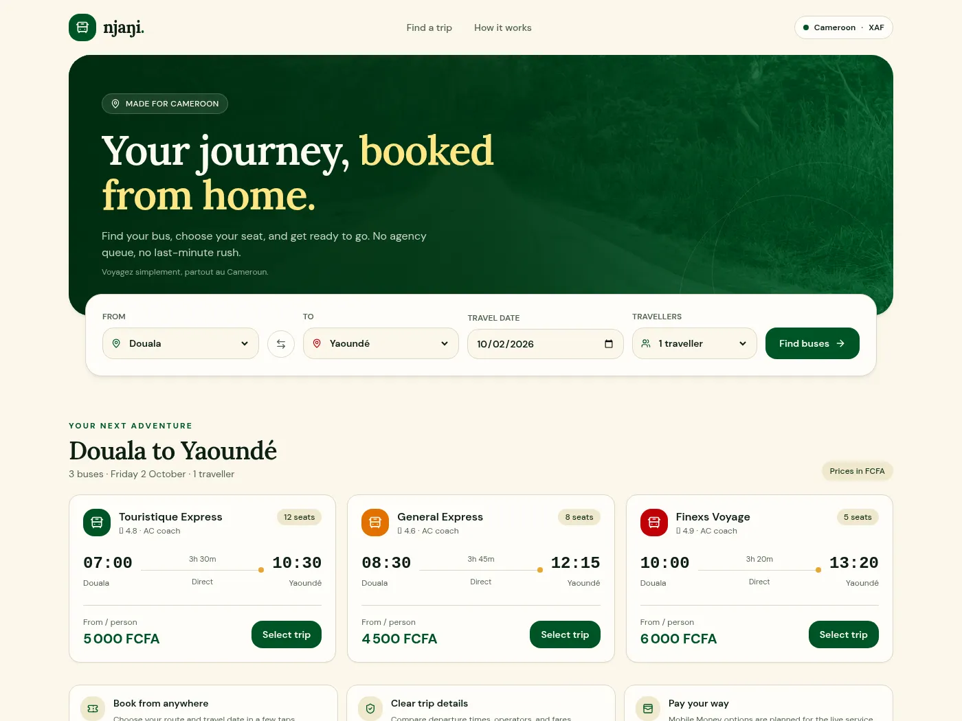 E-Ticket Cameroon
