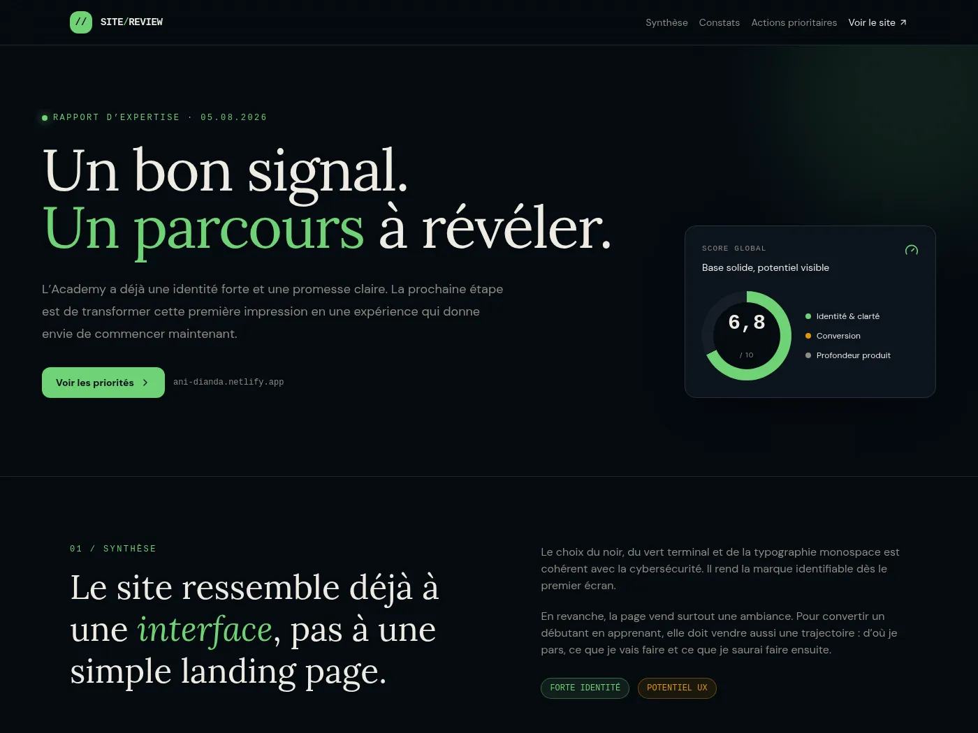 Ani Dianda Site Review