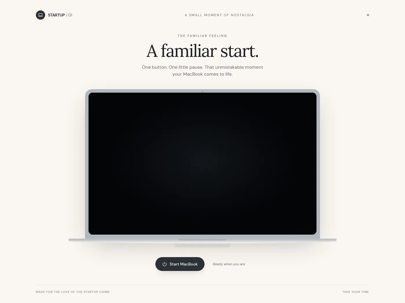 MacBook Boot Screen Site