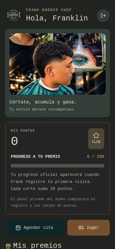 Frank Barber Club App
