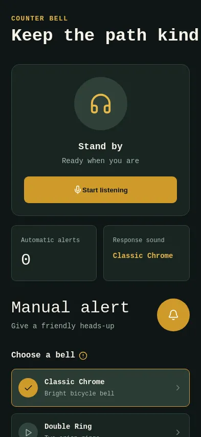 Echo Bell Alert