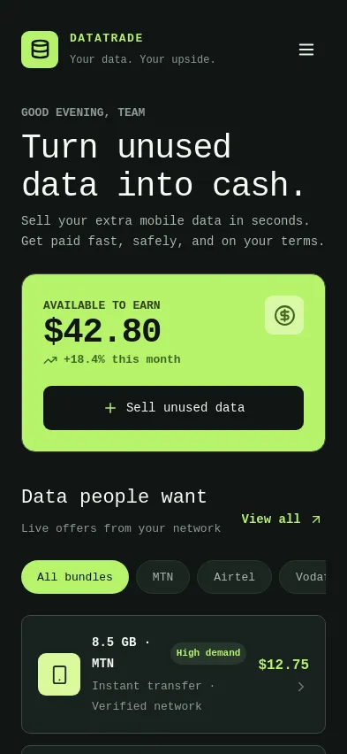 DataTrade Mobile