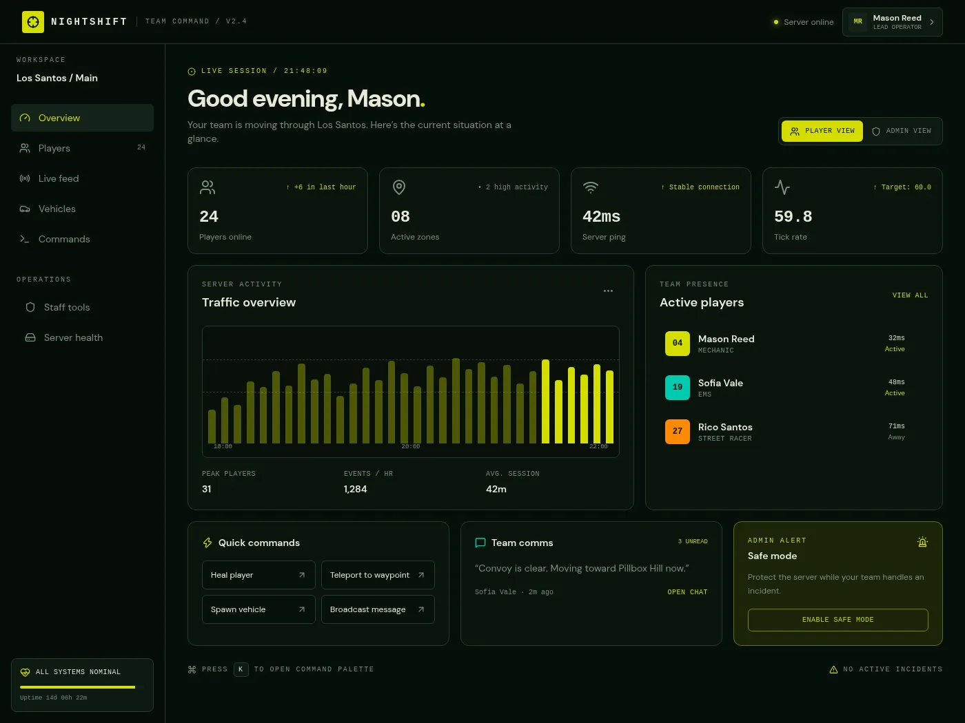 FiveM Modern Menu UI