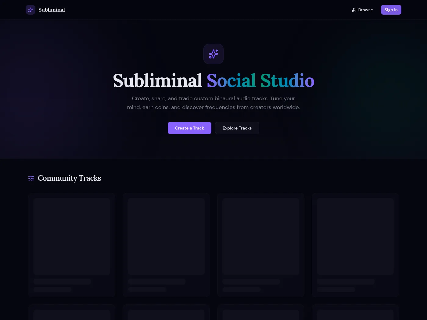 Subliminal Social Studio