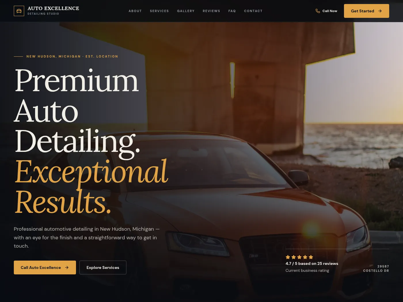 Auto Excellence Premium Redesign