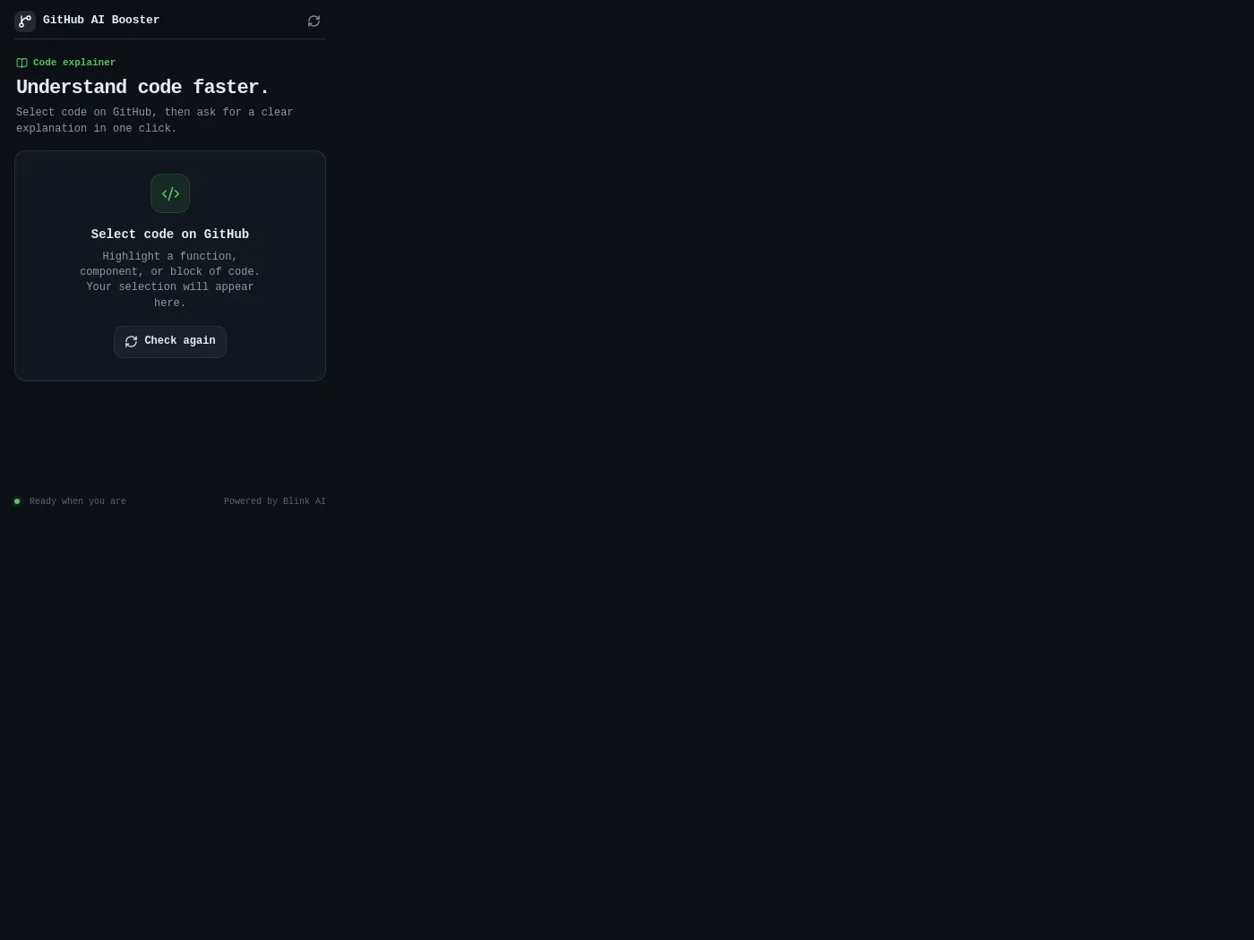 GitHub AI Booster