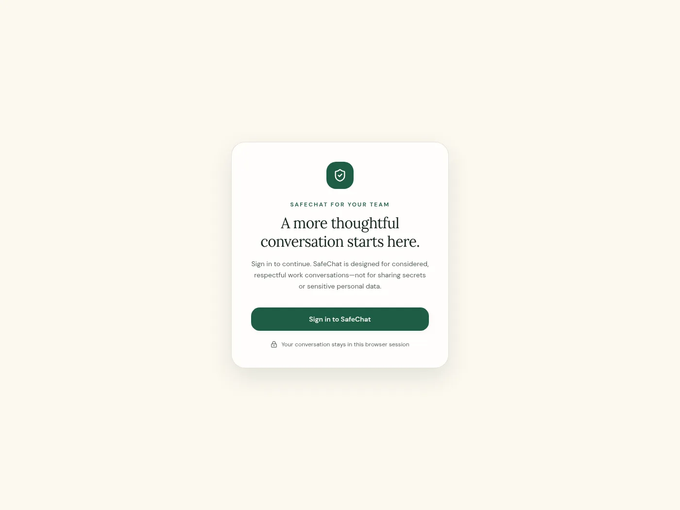 SafeChat AI Agent
