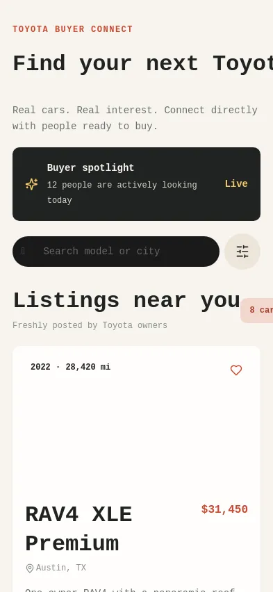 Toyota Buyer Connect