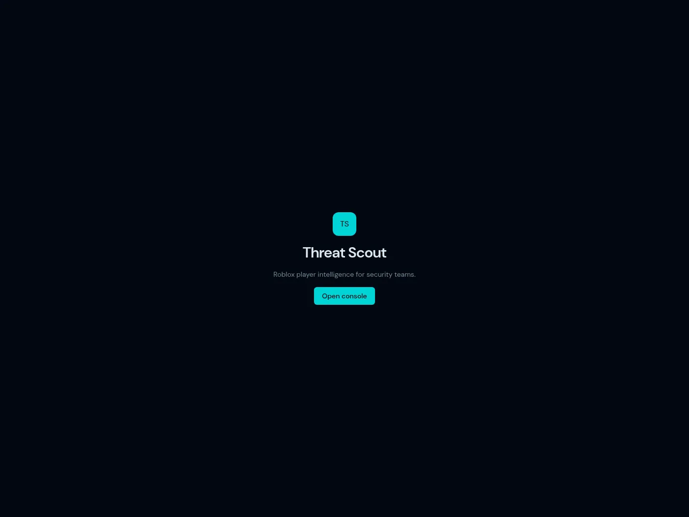 Roblox Threat Scout