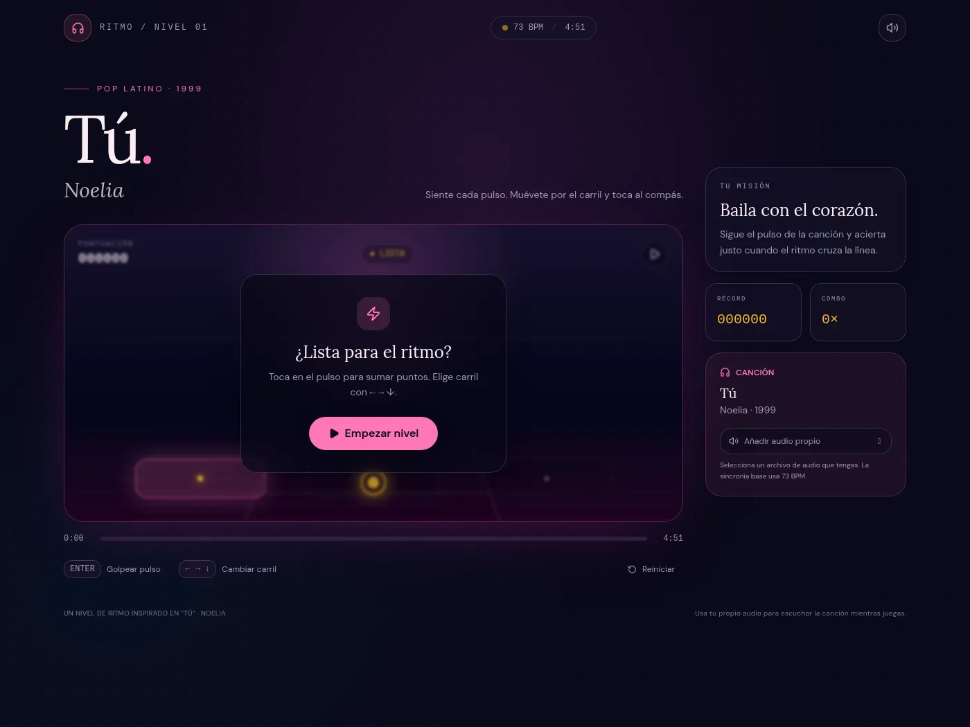 Tu Noelia Sync Level